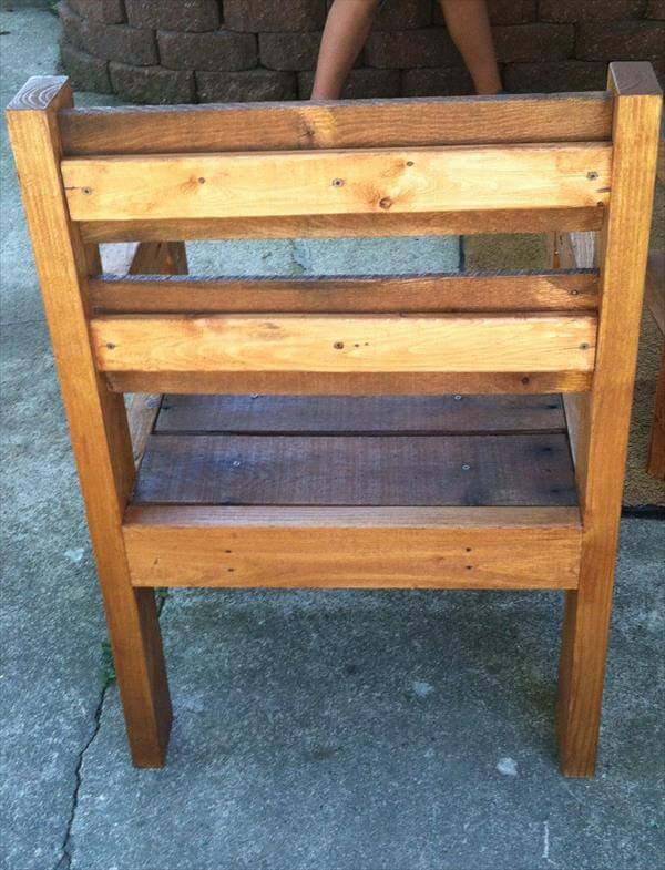 Diy Pallet Chair Design