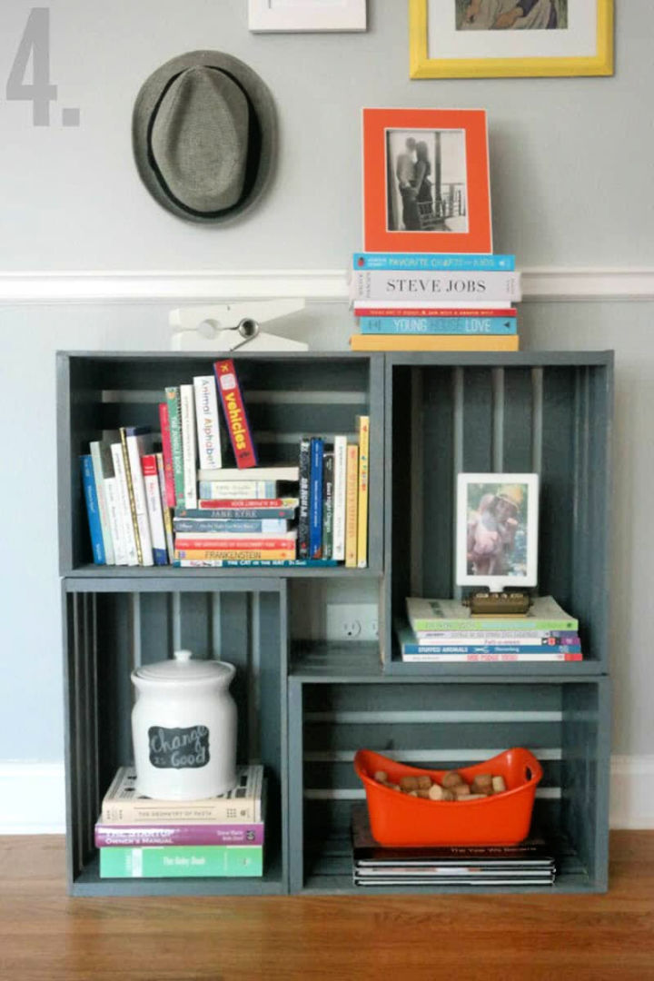 30 DIY Bookshelf Ideas with Free Plans - Pallet Ideas