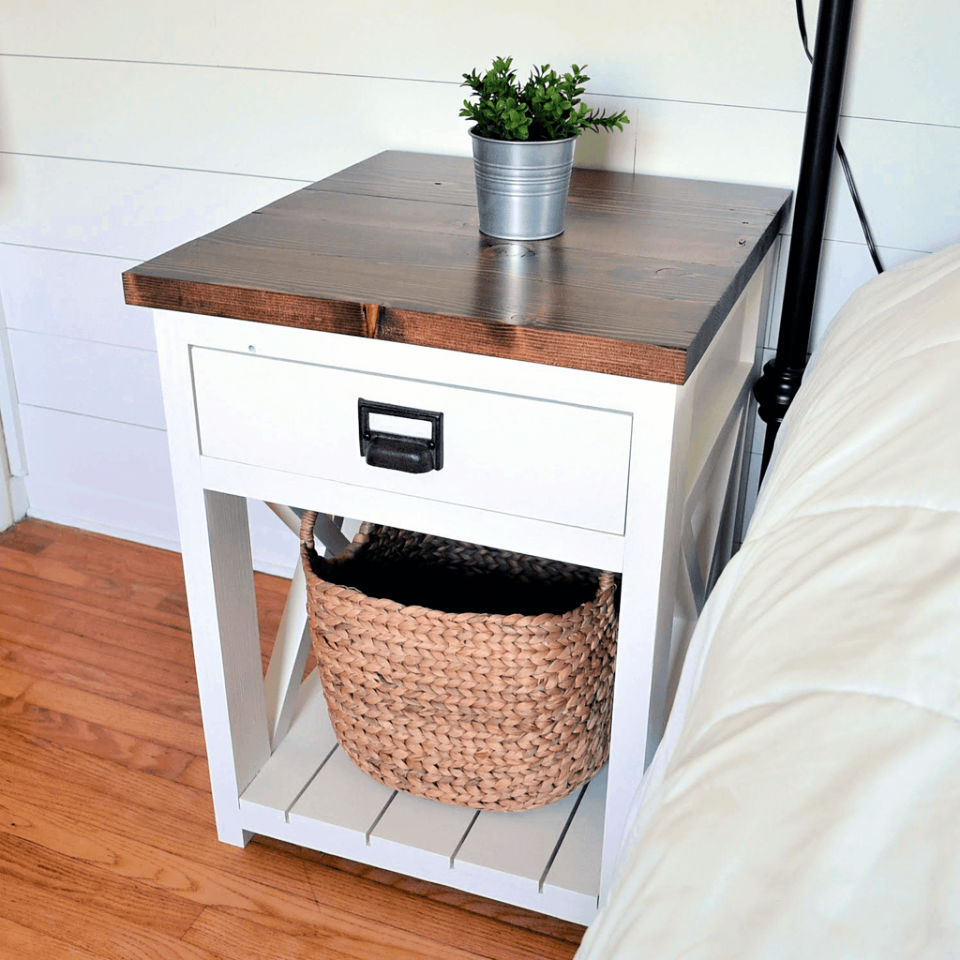 25 Free DIY Nightstand Plans - Easy Nightstand Ideas