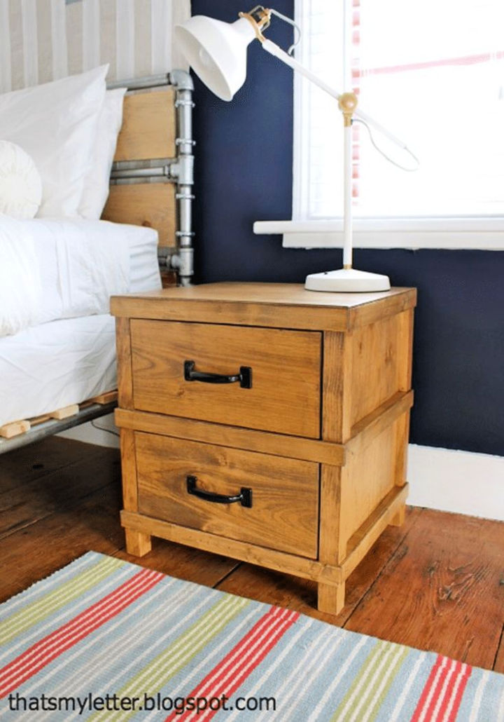 25 Free DIY Nightstand Plans - Easy Nightstand Ideas