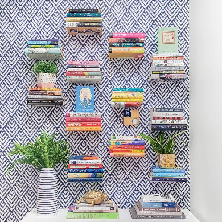 30 DIY Bookshelf Ideas with Free Plans - Pallet Ideas