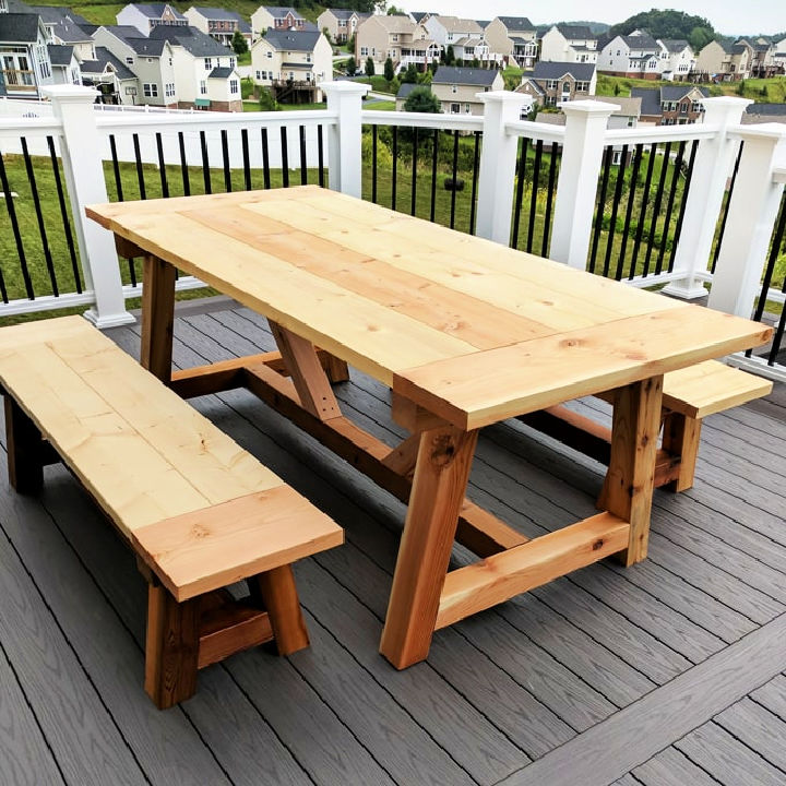 30 Rustic DIY Farmhouse Table Plans (Free PDF Plan)