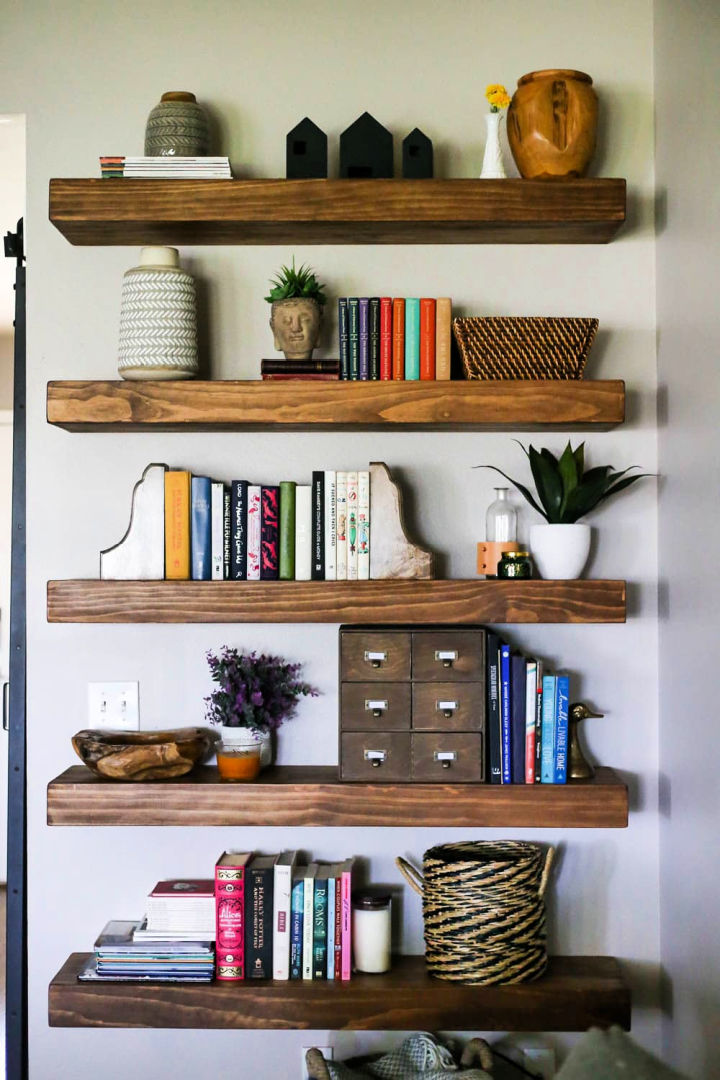 30 DIY Bookshelf Ideas with Free Plans - Pallet Ideas