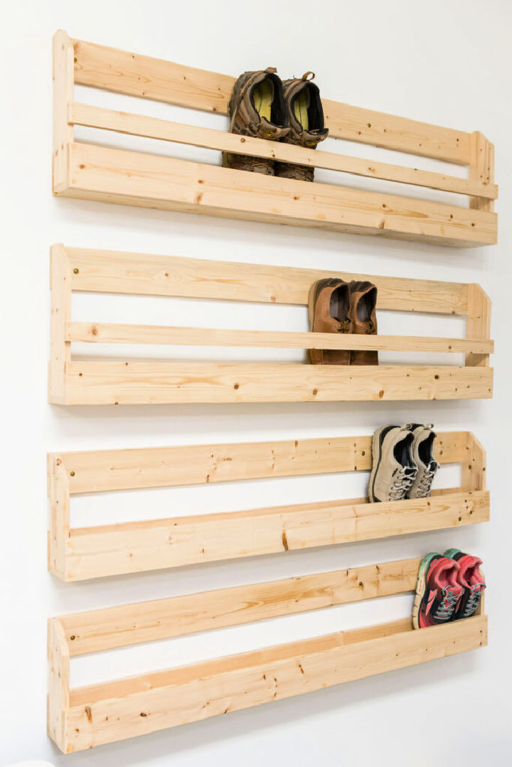 26 Homemade DIY Shoe Rack Ideas - DIY Shoe Storage