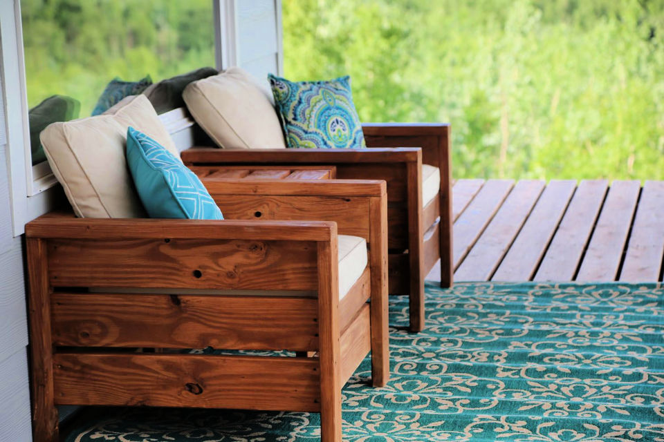 25 DIY Outdoor Chair Plans To Build - Pallet Ideas