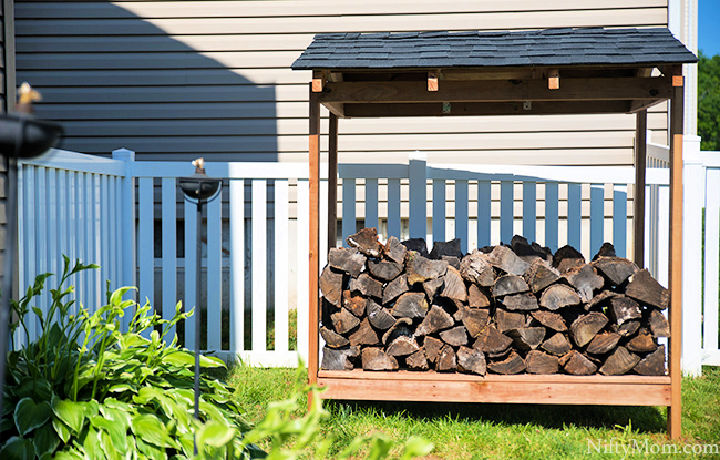 25 Homemade DIY Firewood Rack Plans for Storage