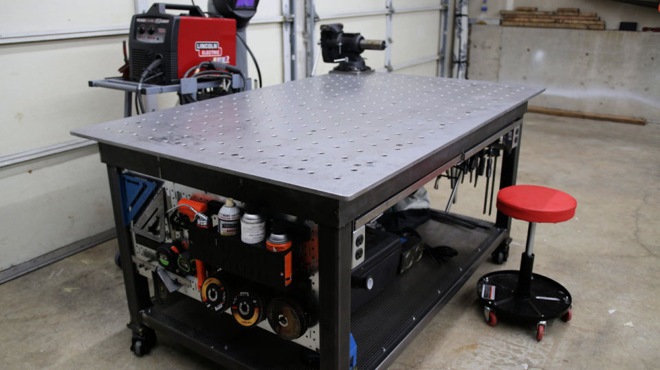 15 Homemade DIY Welding Table Plans Free - Pallet Ideas